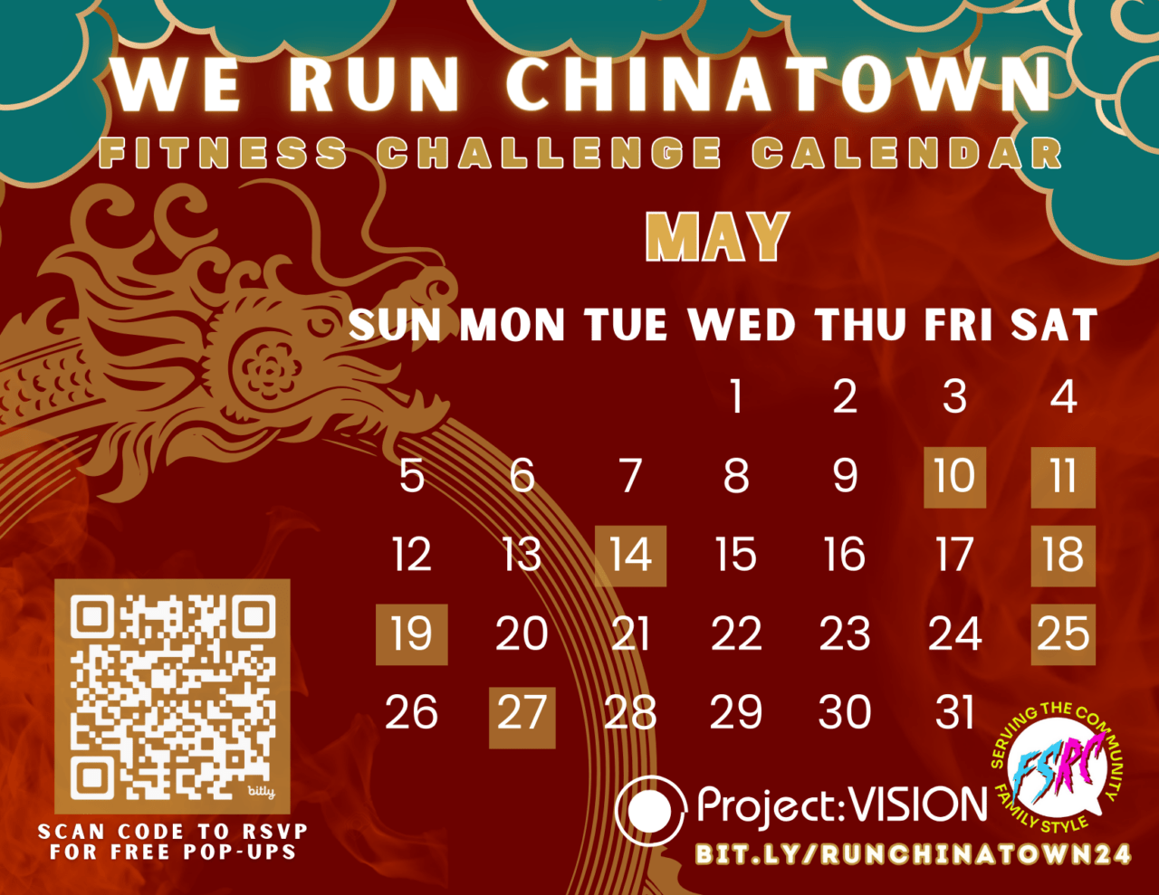 Project: VISION - 2024 We Run Chinatown Fitness Challenge